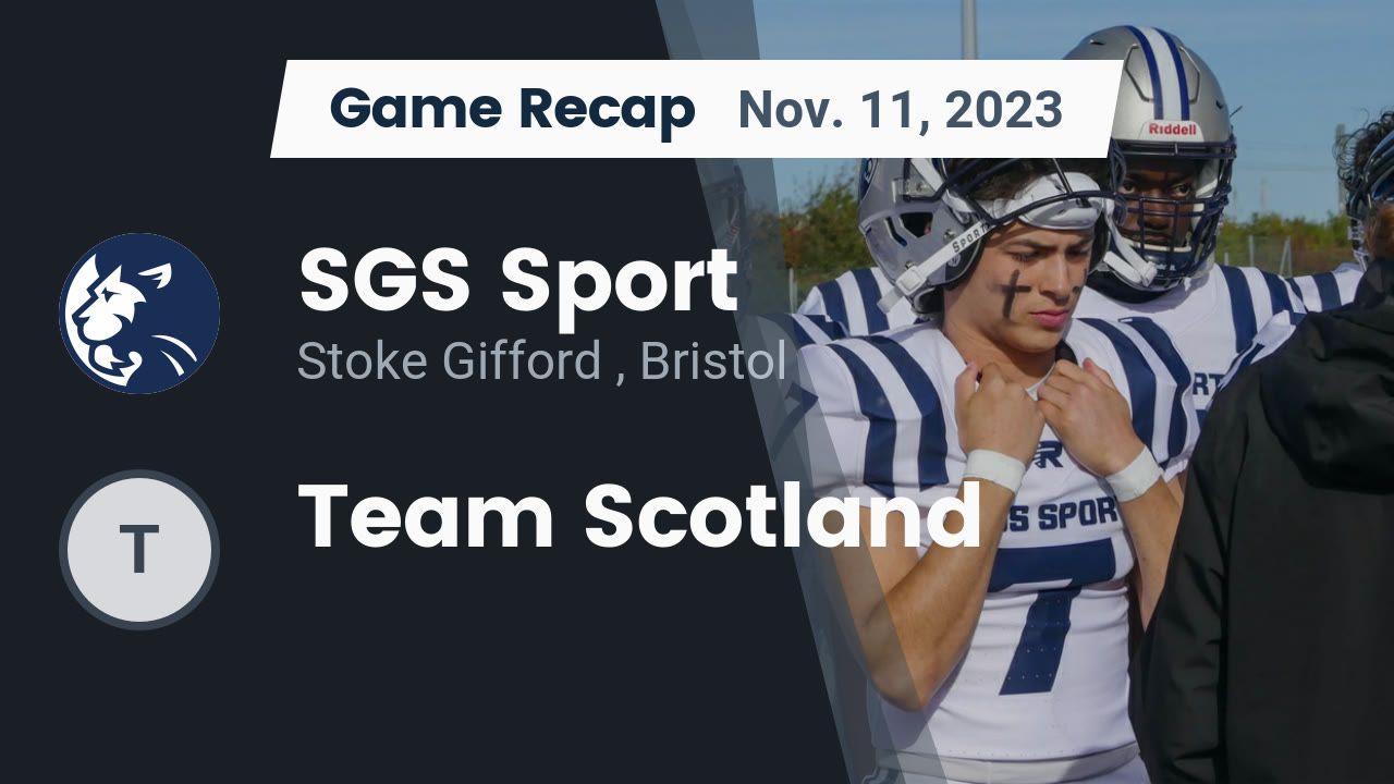 Recap: SGS Sport vs. Team Scotland 2023 - SGS Sport highlights - Hudl